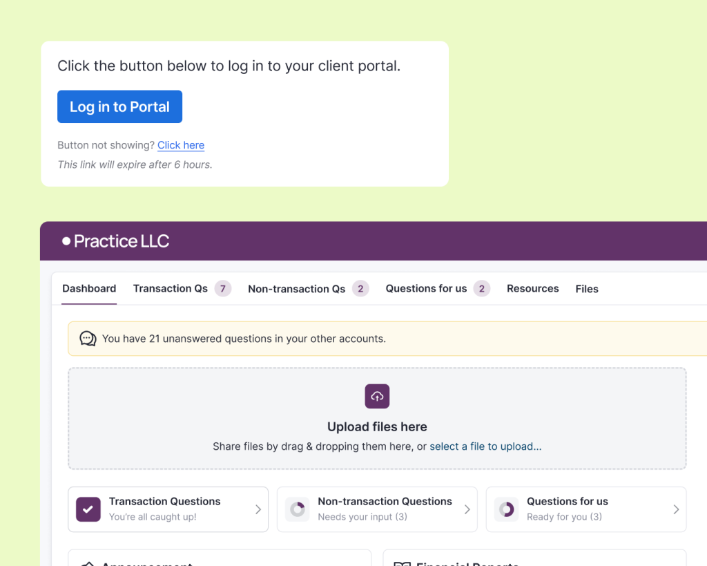Custom-Branded Bookkeeping Client Portal | Keeper Custom-Branded Bookkeeping Client Portal | Keeper